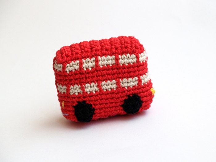 London Bus, Red Bus, Double Decker Bus, British Red Bus, Amigurumi Bus ...