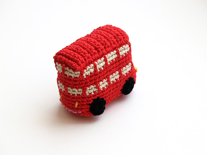 London Bus, Red Bus, Double Decker Bus, British Red Bus, Amigurumi Bus ...
