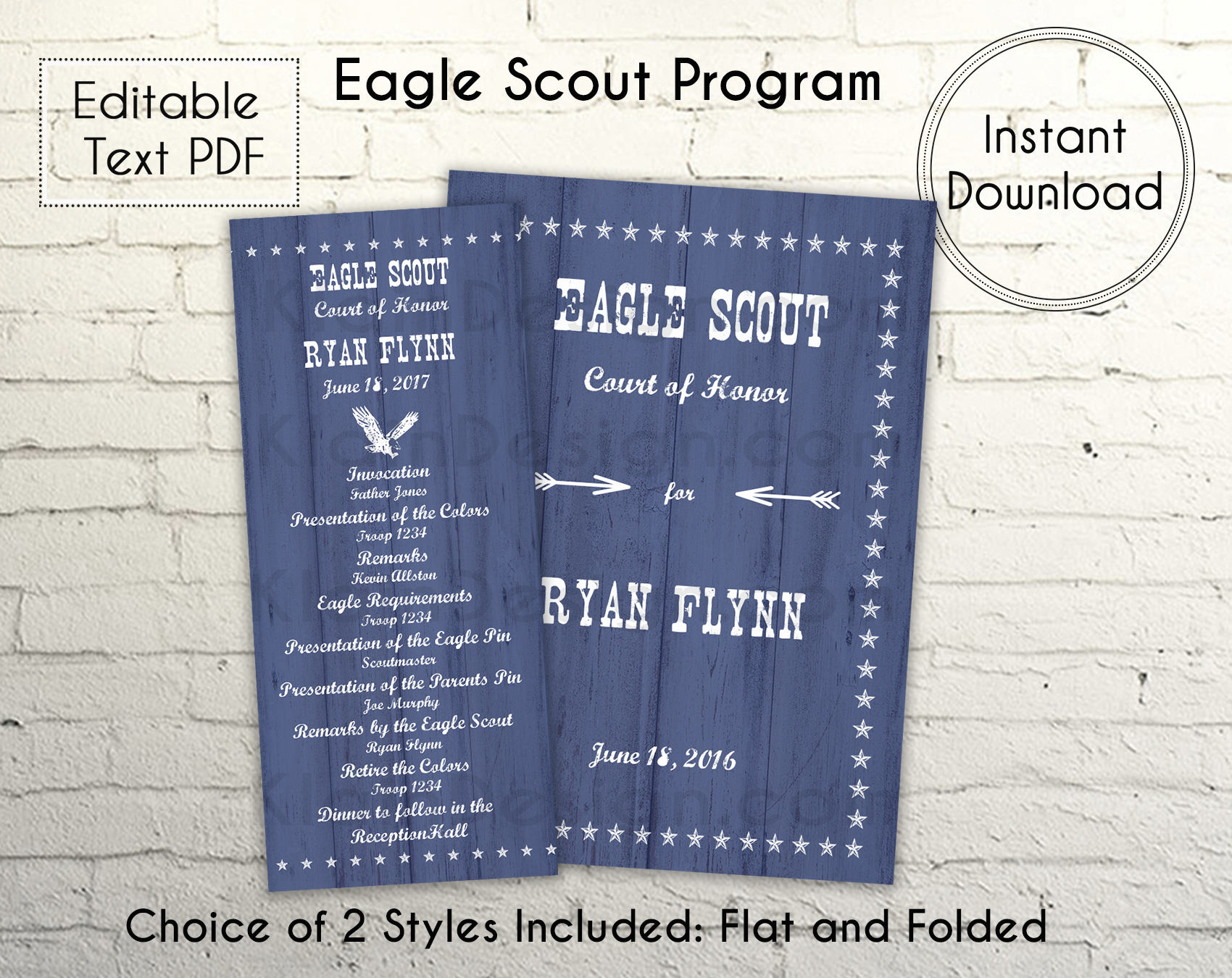 Eagle Scout Program Template