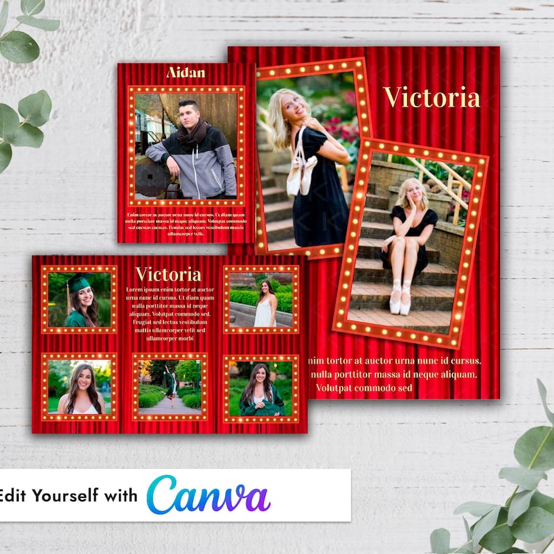 Playbill Ad Template - Etsy