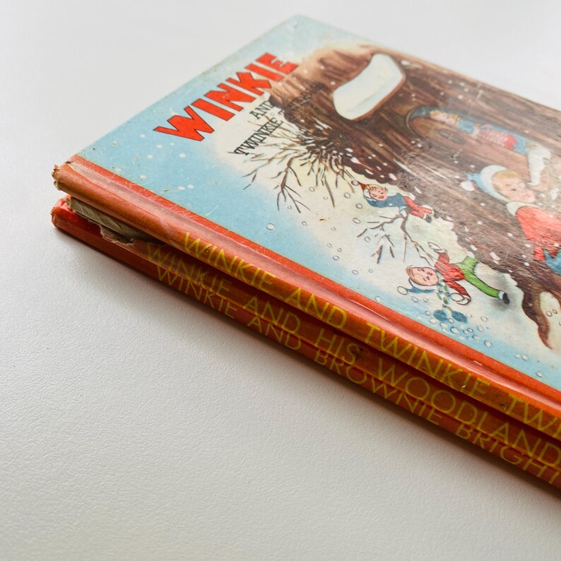 1970s Winkie Book Set by Willy Schermele Retro Sweet Whimsical Vintage ...