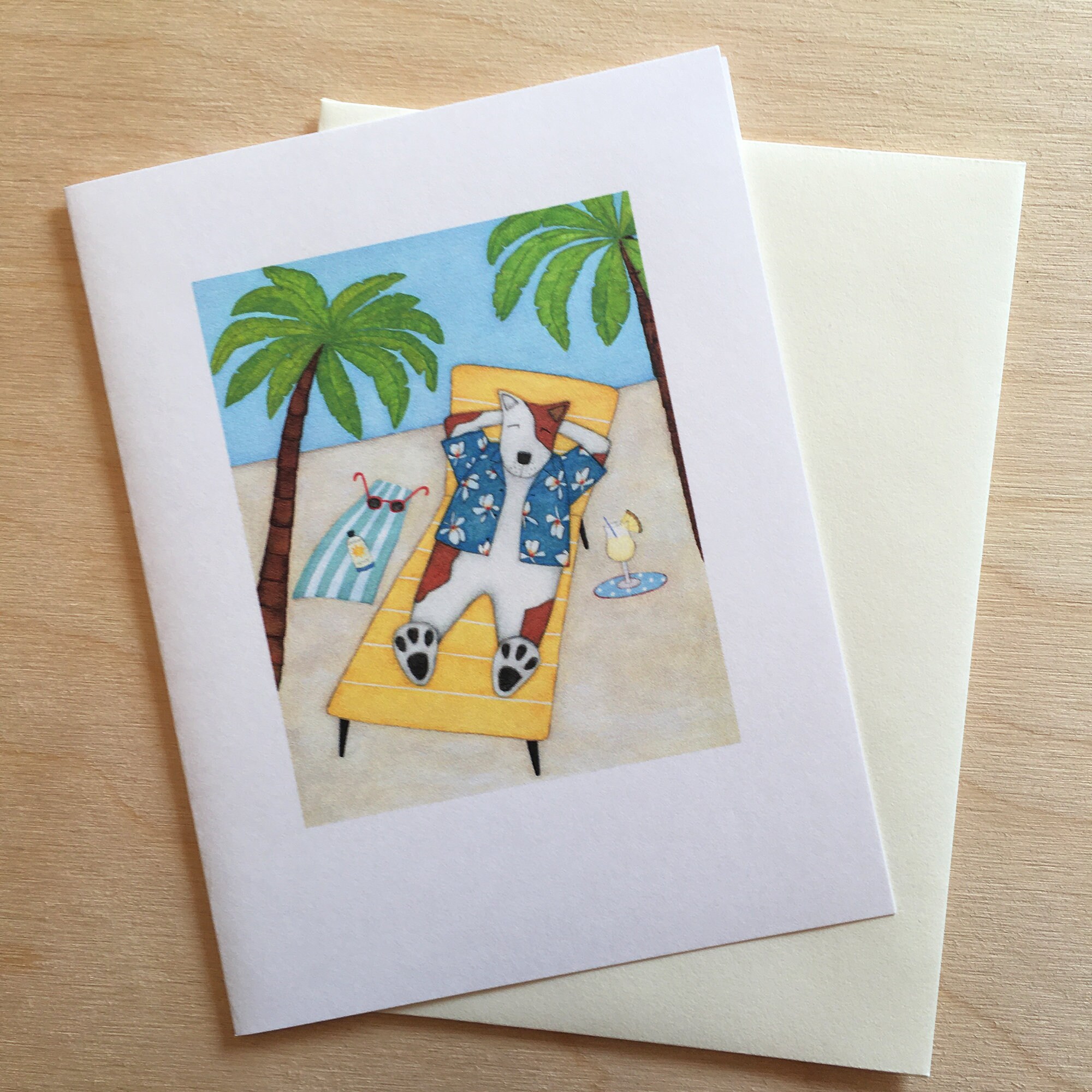 Dog Art Cards / Funny Dog Cards / Dog and Bird Cards / Dog - Etsy