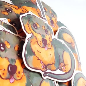 Dachshund Sticker, Good Dog Sticker, Cute Dog Sticker, Cute Puppy - Etsy