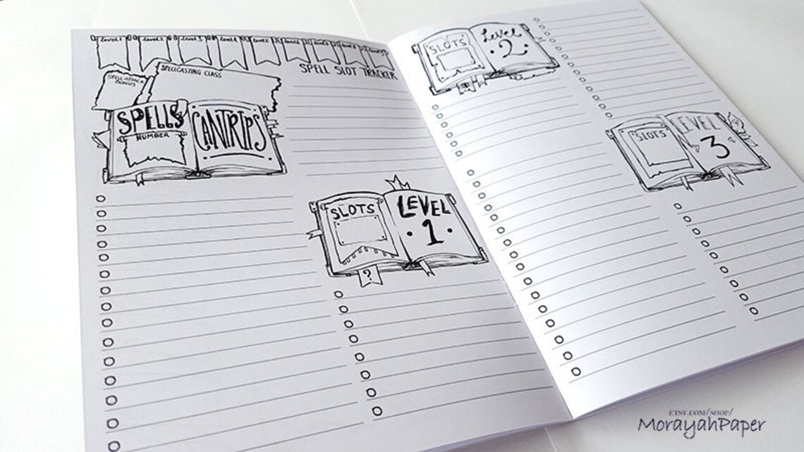 Role Play Campaign Book With Custom Character Sheets Campaign | Etsy Canada