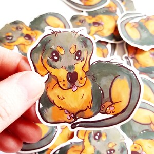 Dachshund Sticker, Good Dog Sticker, Cute Dog Sticker, Cute Puppy - Etsy