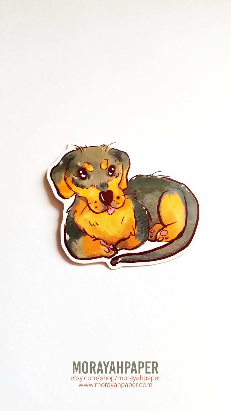 Dachshund Sticker Good Dog Sticker Cute Dog Sticker Cute - Etsy
