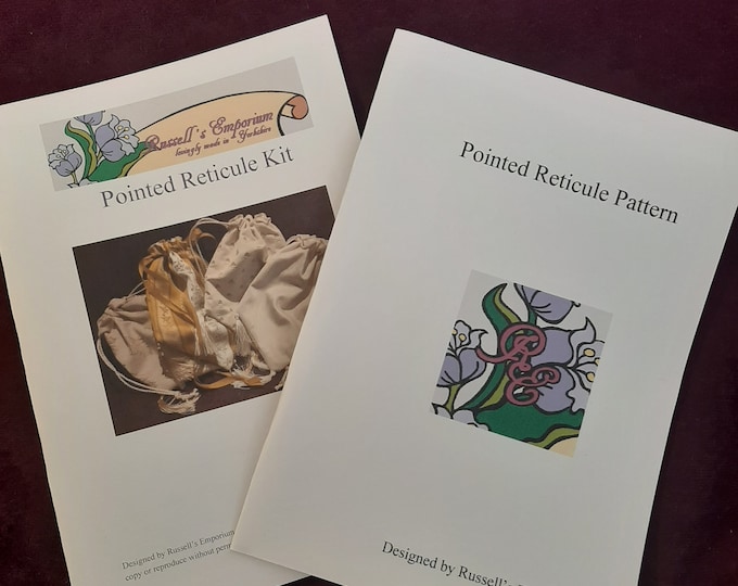 Downloadable Regency Reticule Pattern - Etsy