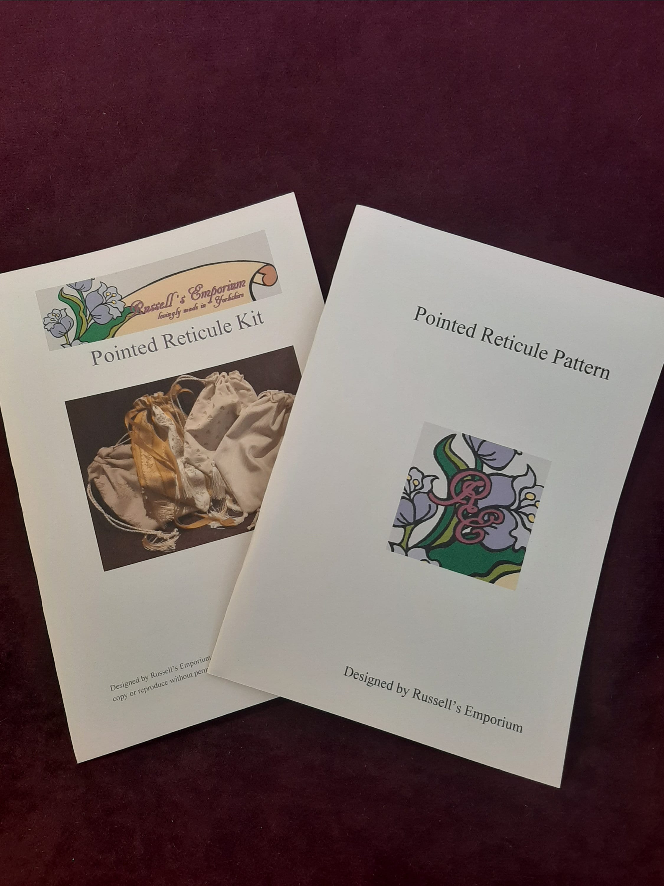 Downloadable Regency Reticule Pattern - Etsy