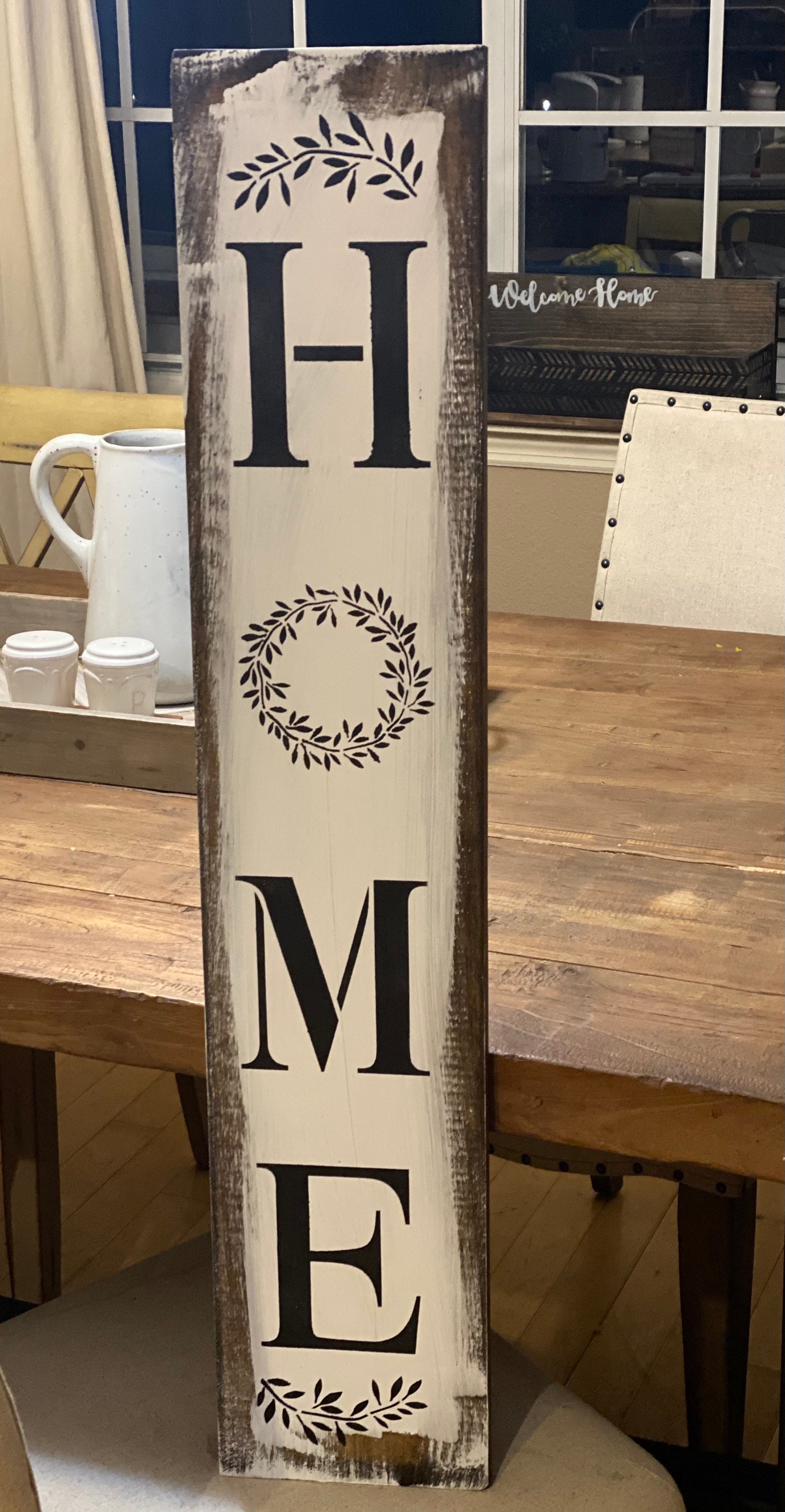 Home Sign Home Sign Vertical Vertical Wood Sign Living Room - Etsy