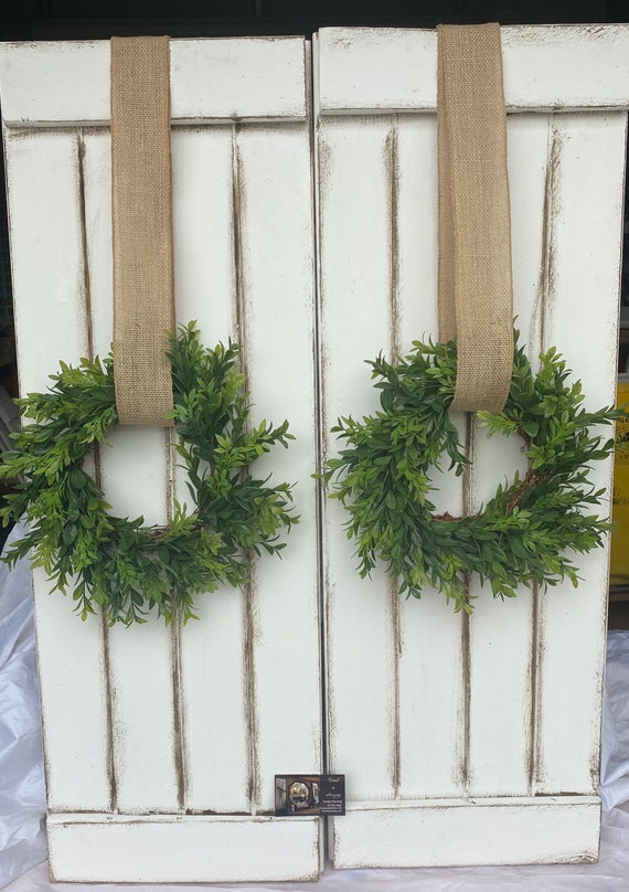 Pair of Oversized Shutters Signwood Sign Living Room Sign - Etsy