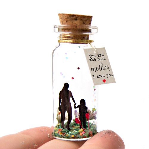Gift for Dad Mom Message in a Bottle Personalized Gift From - Etsy