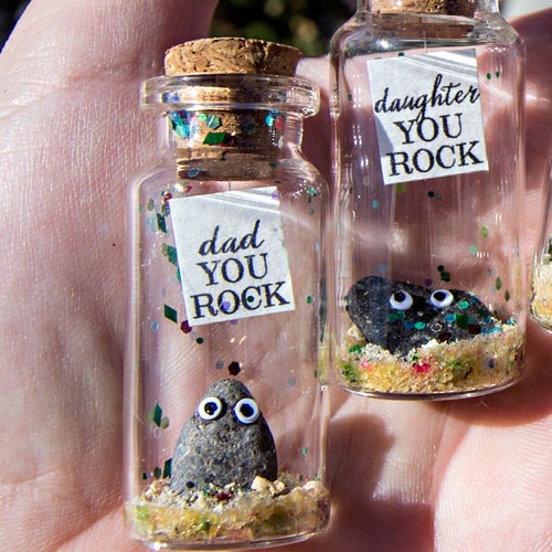 Dad You Rock Father's Day Card - Etsy