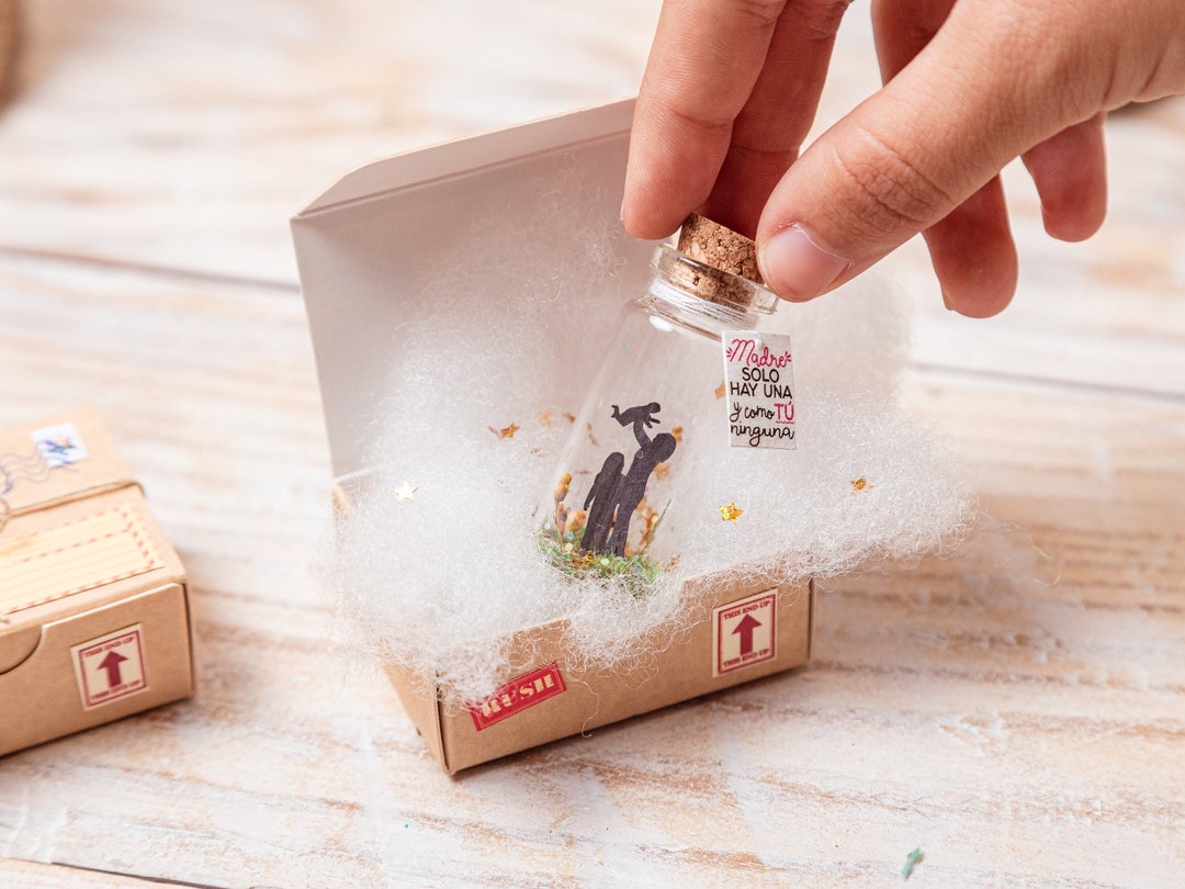 Mothers Day Card Message in a Bottle, Mothers Day, Personalized Gift ...