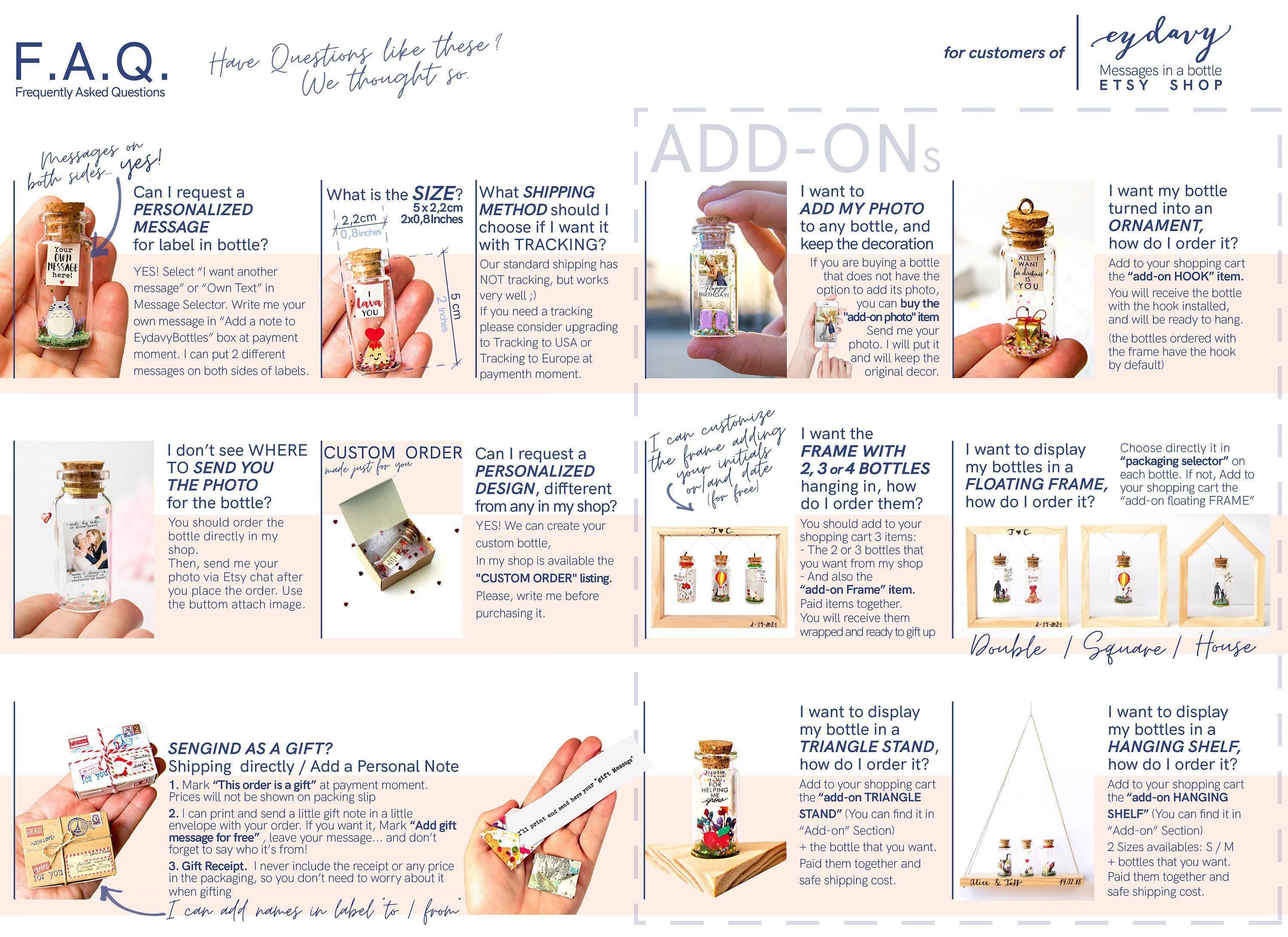 Mothers Day Gift Mothers Day Message in a Bottle Mother and Daughter ...