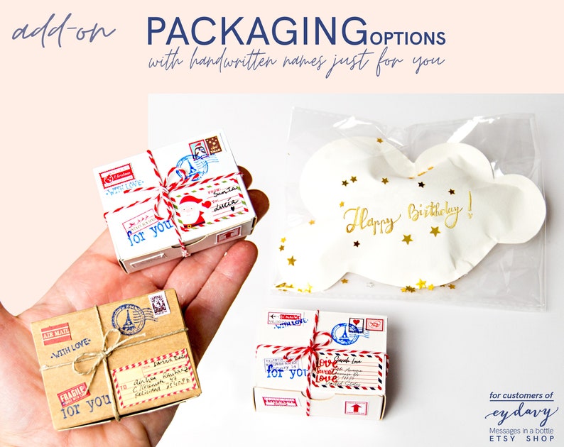 Gift Packaging Tiny Packages Thoughtful Gifts Packaging for - Etsy