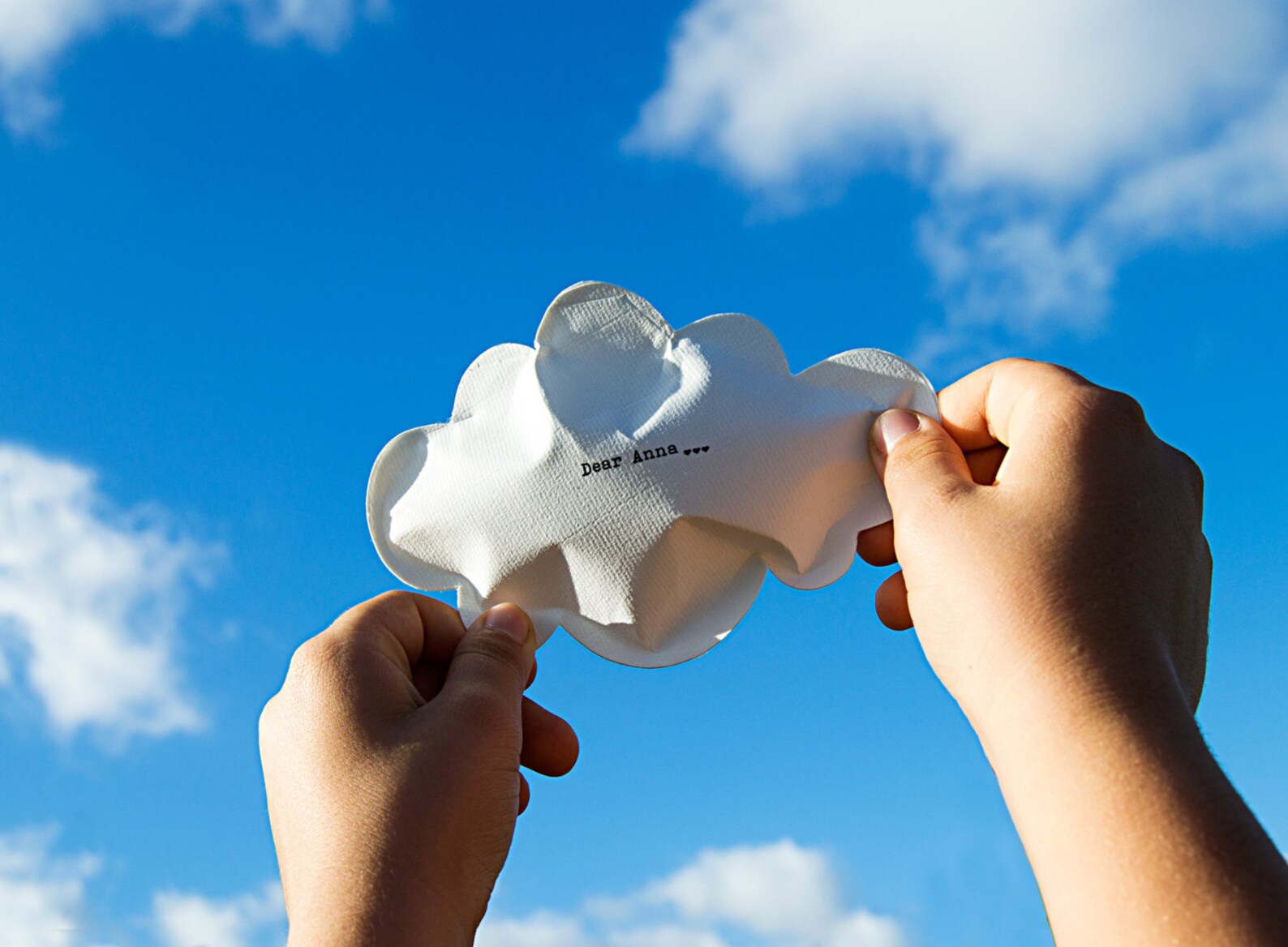 Packaging Cut Out in Shape of a Cloud. Clouds With Messages. | Etsy