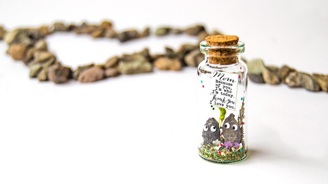 Mothers Day Gift Mothers Day Message in a Bottle Mother and Daughter ...