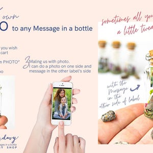 Mothers Day Gift Mothers Day Message in a Bottle Mother and Daughter ...
