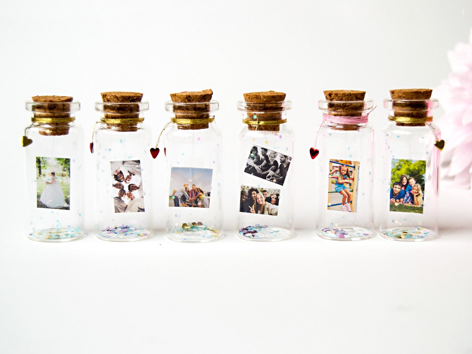 Best Friend Photo Gift. Personalised Message in a Bottle. | Etsy