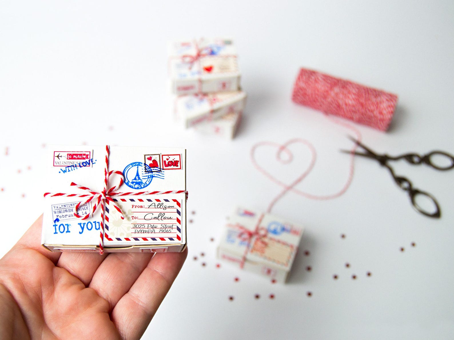 Packaging Valentines Love Box Toughtful Gifts Packaging for Bottle's ...