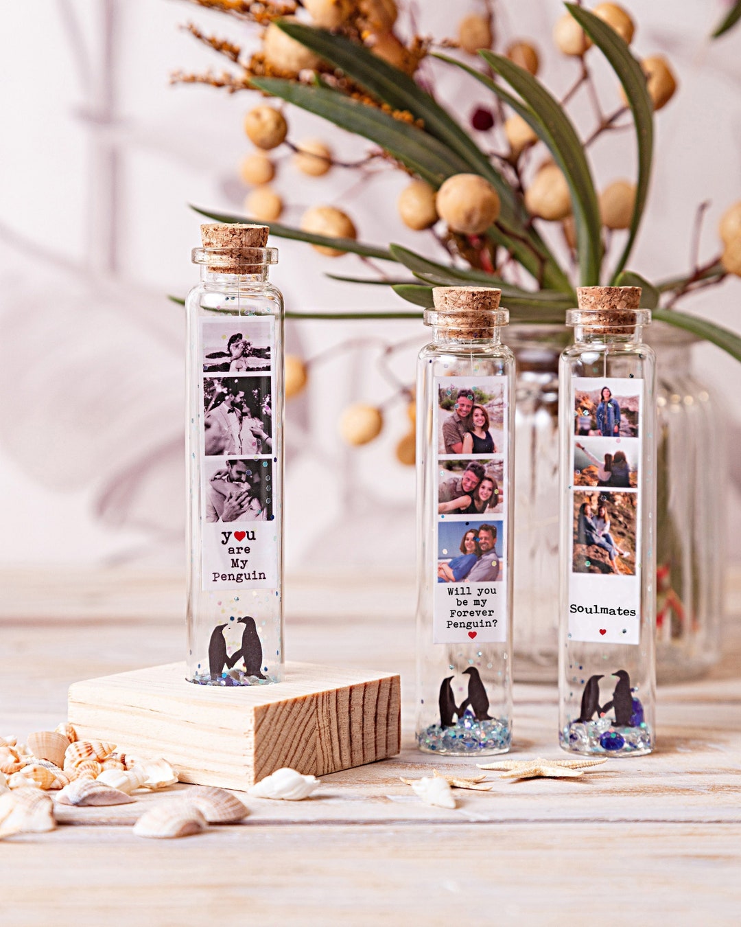 Penguin Present, Personalized Photo Gift for Boyfriend You Are My ...