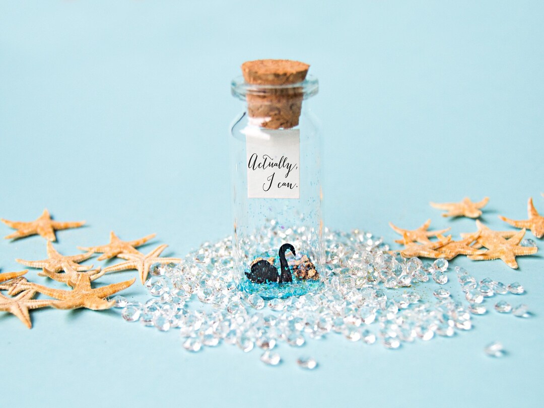 Swan Gift. Personalized Gift. Motivational Card. the Only Person ...