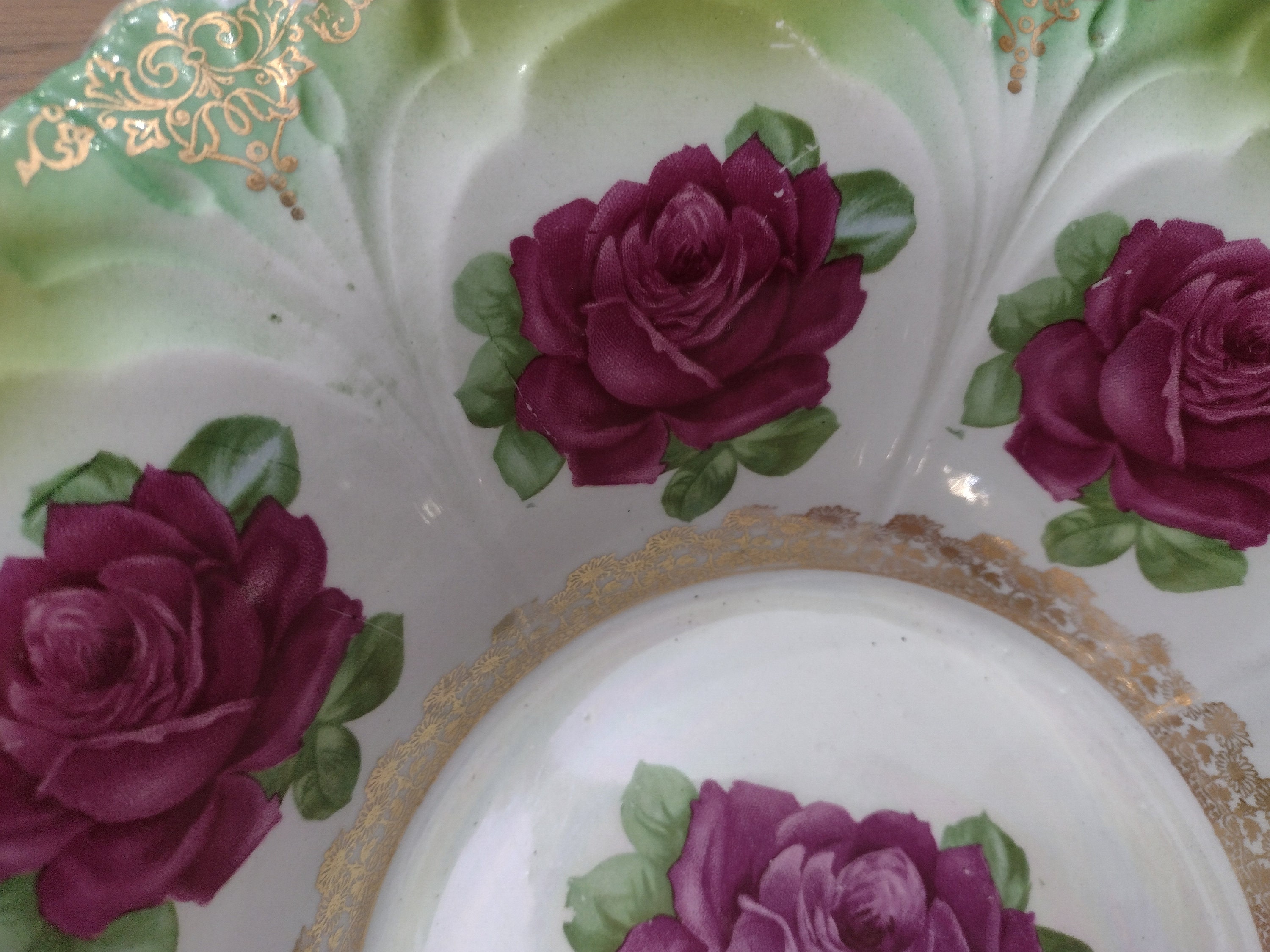Antique Royal Firenze Serving Bowl - Antique China Bowl - Large ...