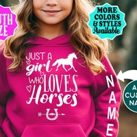 Horse Sweatshirt for Women, Cute Western Horses Sweatshirt, Hoodie ...