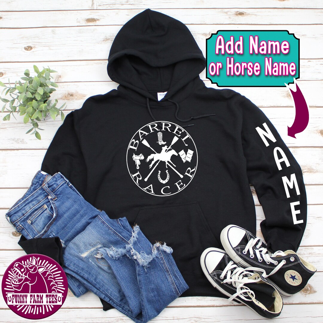 Barrel Racer Hoodie, Barrel Racing Hoodie, Barrel Racer Gift, Rodeo ...