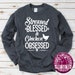 Stressed Blessed Chicken Obsessed Chicken Shirt Chicken - Etsy