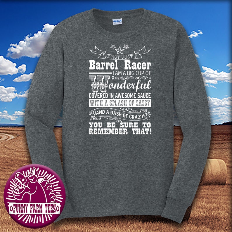 Barrel Racer Shirt Barrel Racer Hoodie Cowgirl Barrel Racer - Etsy