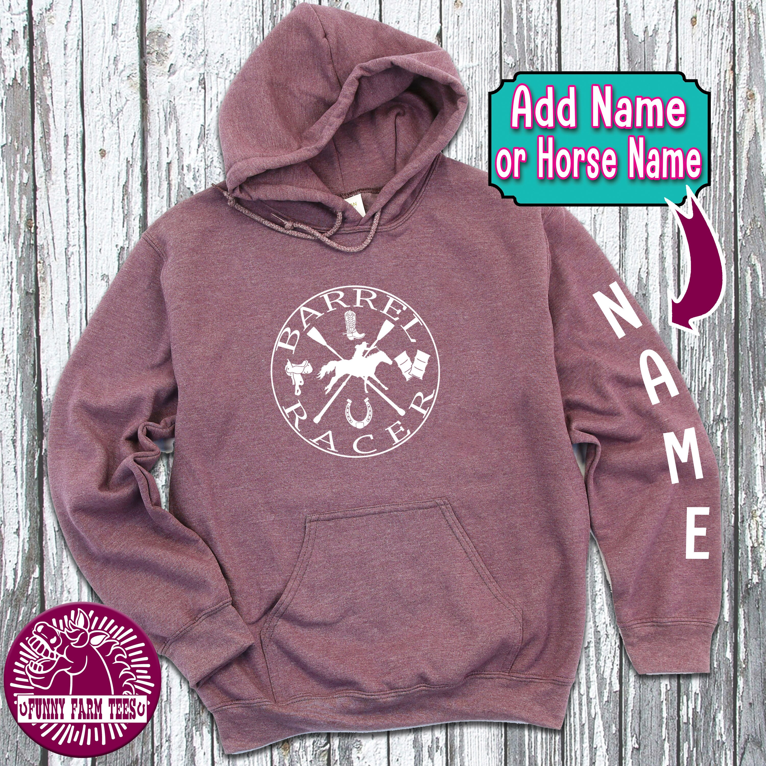 Barrel Racer Hoodie Barrel Racing Hoodie Barrel Racer Gift | Etsy
