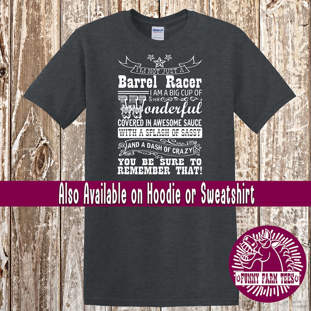 Barrel Racer Shirt, Barrel Racer Hoodie, Cowgirl, Barrel Racer Gift ...