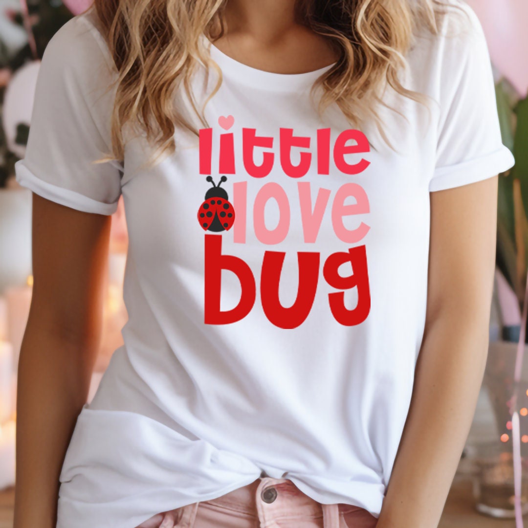 Little Love Bug . Lady Bug Graphic Tee . White Tee Graphic T-shirt - Etsy