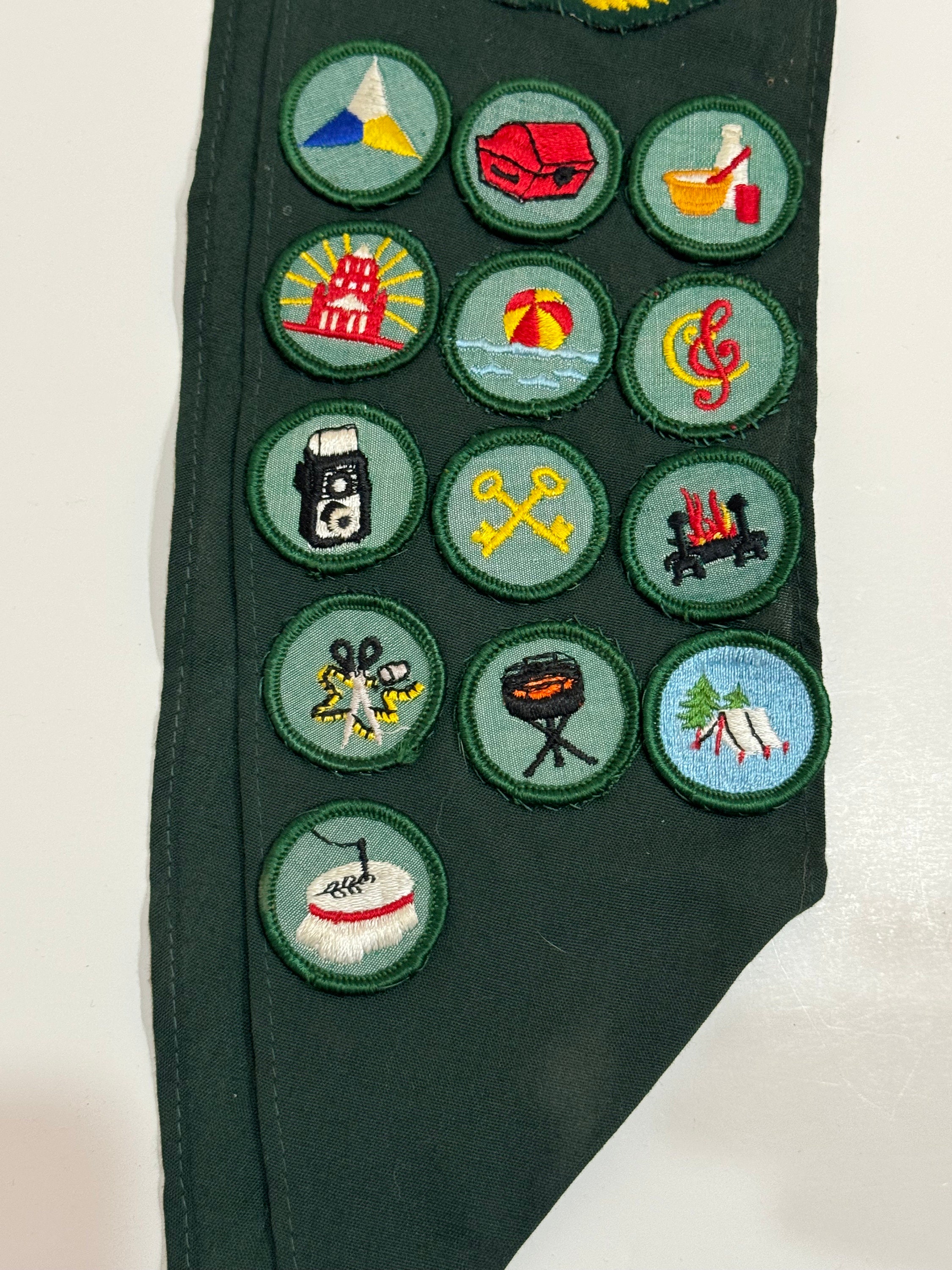 Vintage Girl Scouts Sash With Badges and Patches - Etsy