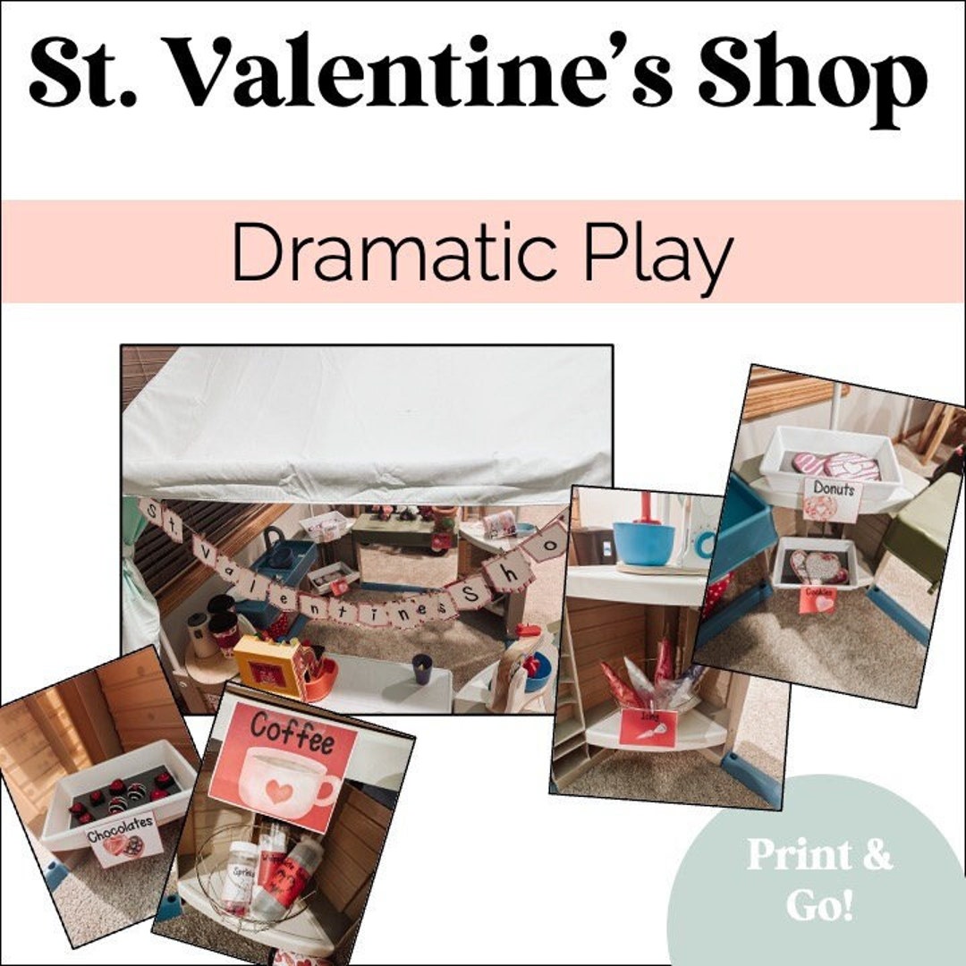 Valentine's Day Dramatic Play - Etsy