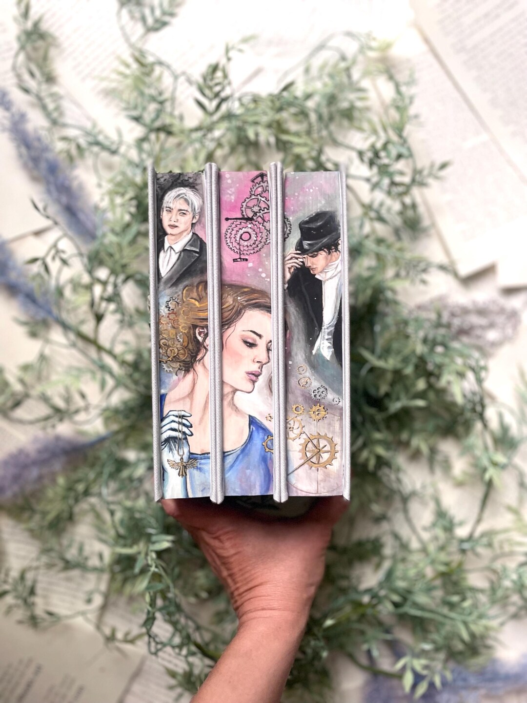 The Infernal Devices Book Set | Hand-painted Fore-edge Art | Cloth ...
