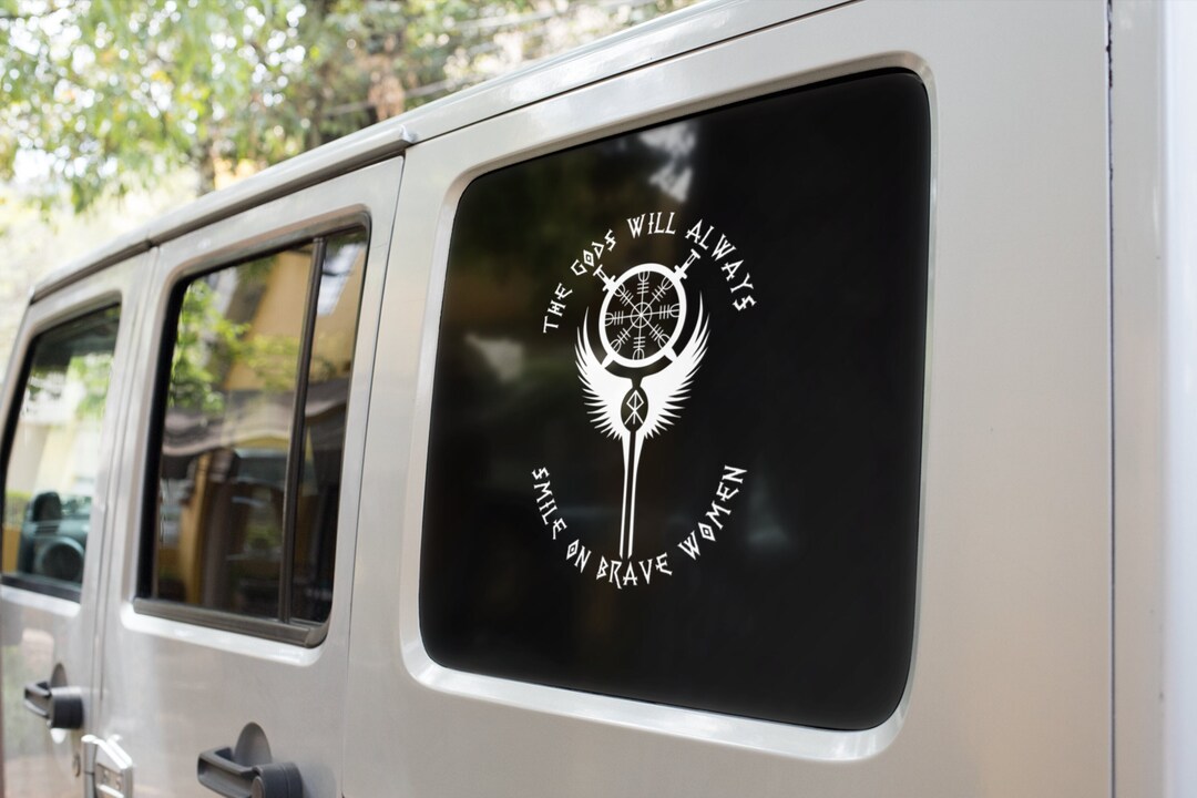 Die Cut Viking Decal, Valkyrie Sticker, Viking Woman Decal, Viking ...