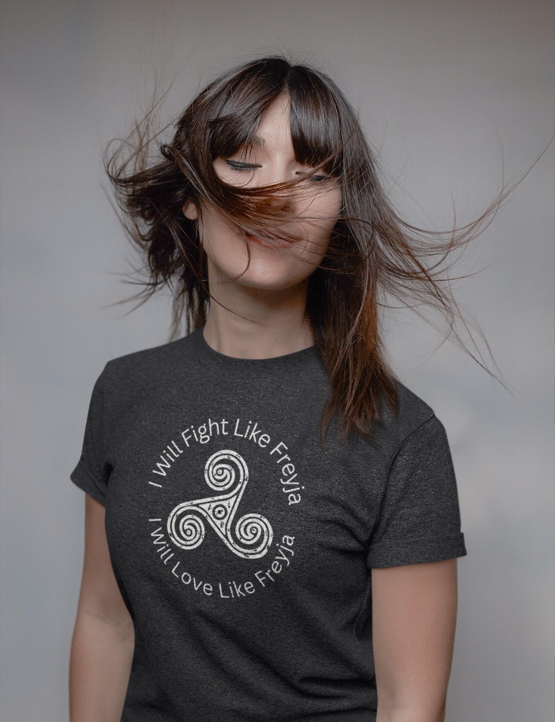 Viking Women Tee, Freya Symbol, Norse Mythology, Pagan Gift - Etsy