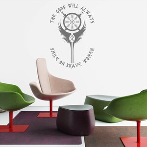 Die Cut Viking Decal, Valkyrie Sticker, Viking Woman Decal, Viking ...