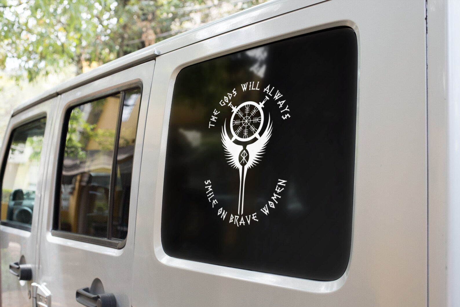 Die Cut Viking Decal Valkyrie Sticker Shieldmaiden Decal | Etsy