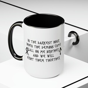 Viking Coffee Mug, Brothers Coffee Cup, Pagan Coffee Gift, Viking Gifts ...