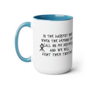Viking Coffee Mug, Brothers Coffee Cup, Pagan Coffee Gift, Viking Gifts ...