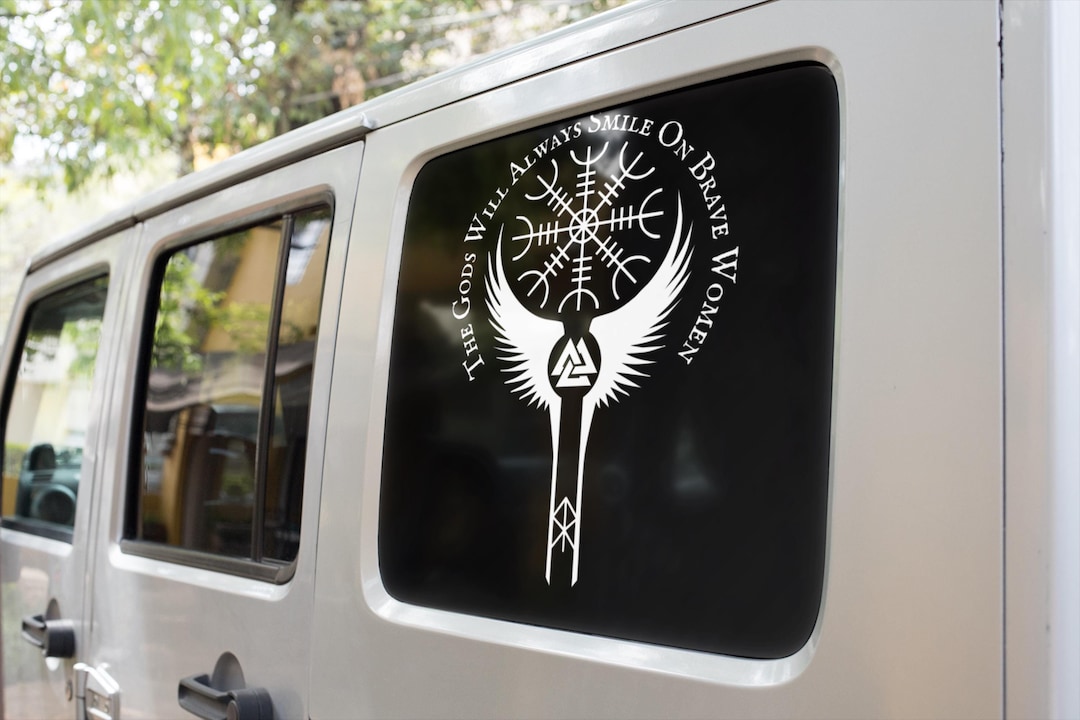 Valkyrie Viking Decal, Empowered Women, Car Laptop Sticker - Etsy