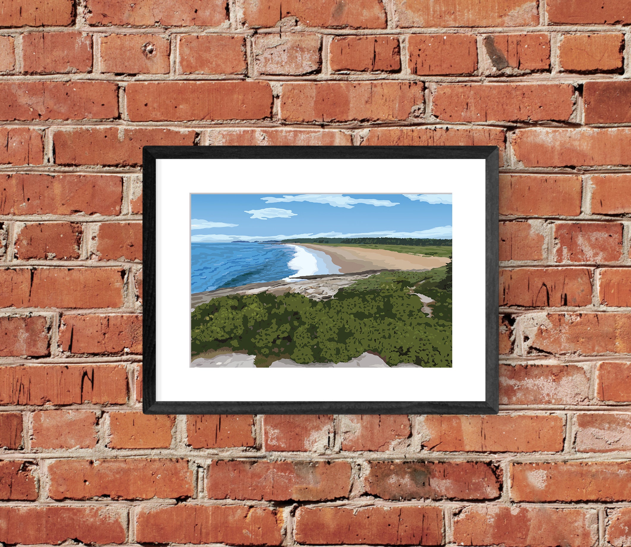 Reid State Park Georgetown, Maine Graphic Art Print - Etsy