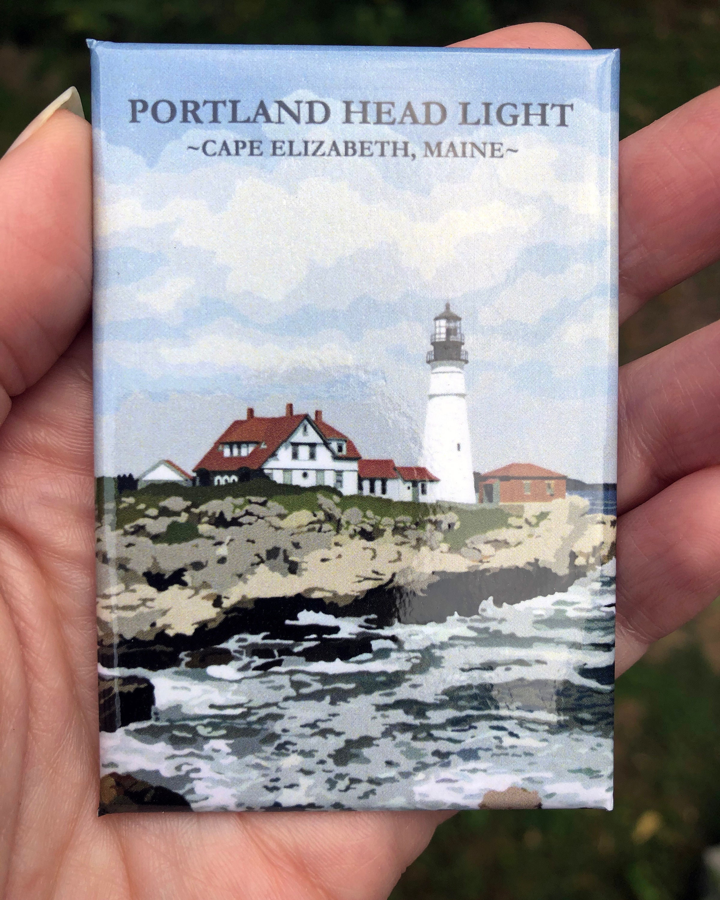 Maine Lighthouse Acrylic Magnets - Etsy