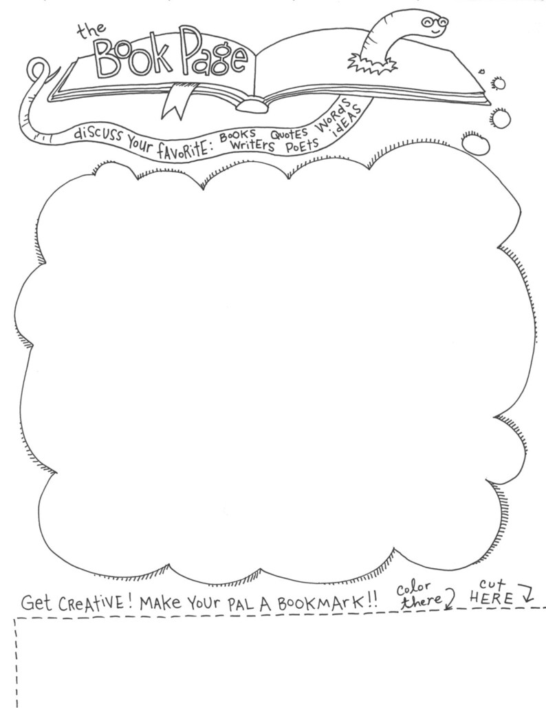 Pen Pal Activity Pages | Etsy