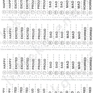 Feelings Chart: Pick-a-feeling! - Etsy