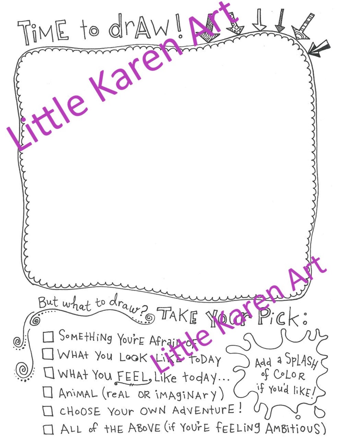 Pen Pal Activity Pages - Etsy