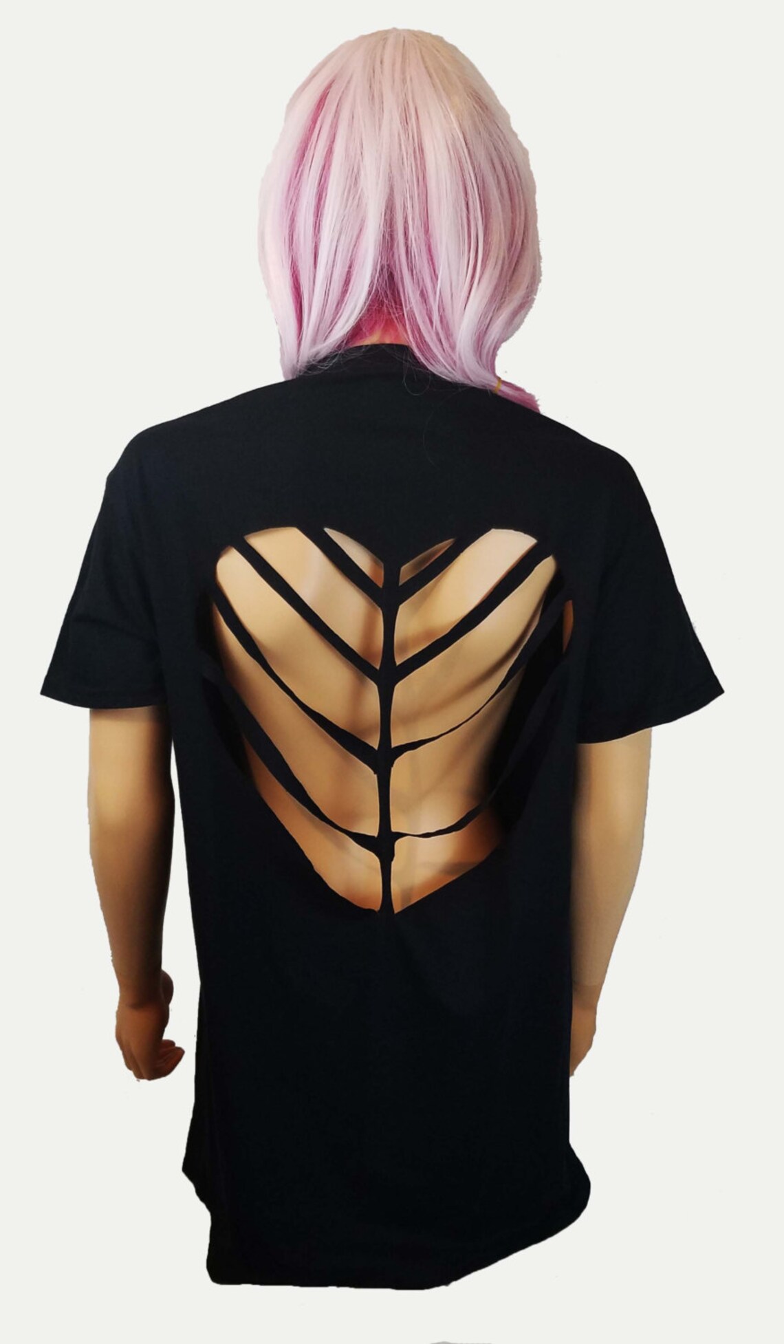 Heart Cutout T Shirt / Love Cut Out Top - Etsy